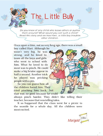 Class 5 English Unit 8: The Little Bully - Vrindawan Boarding School